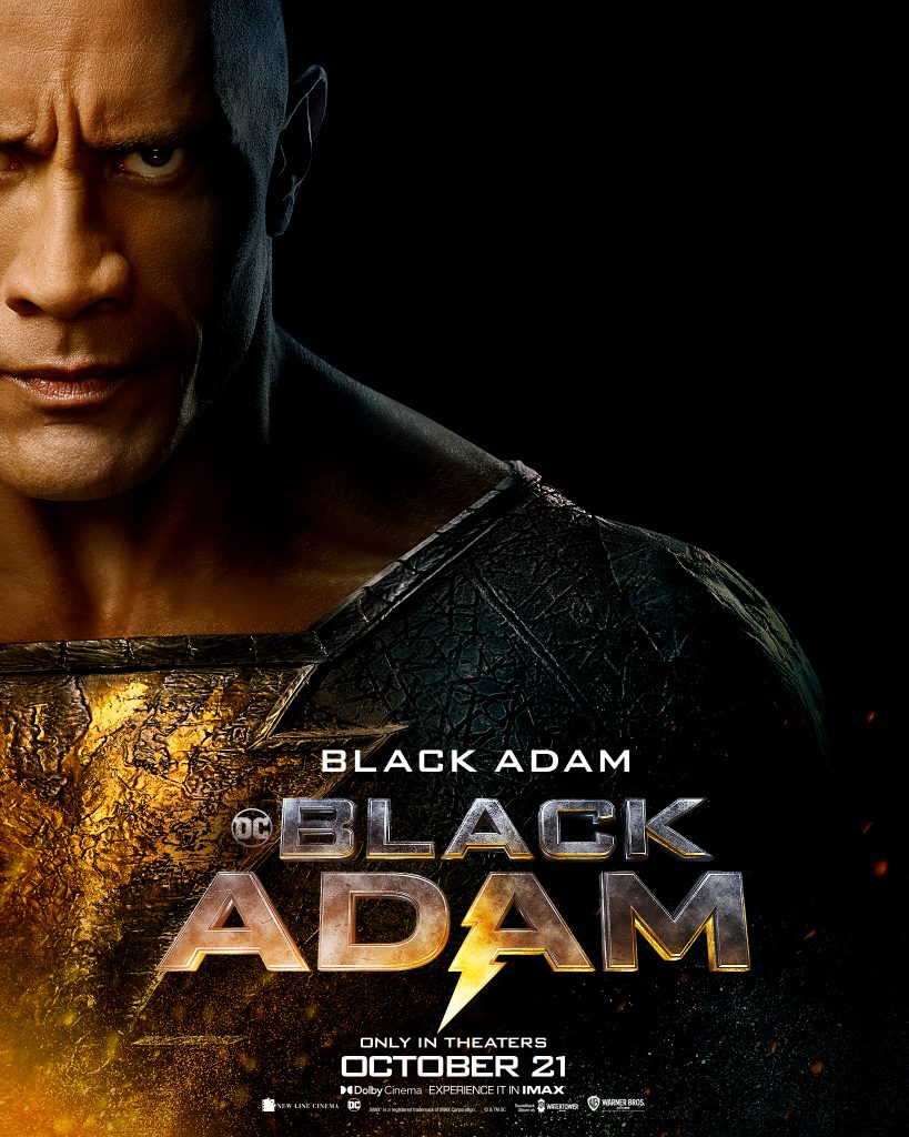 BLACK ADAM : Une nouvelle bande-annonce et des affiches personnages ...